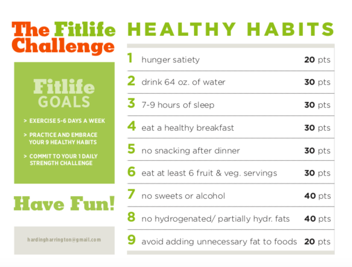 The FitLife Challenge – living the fitlife